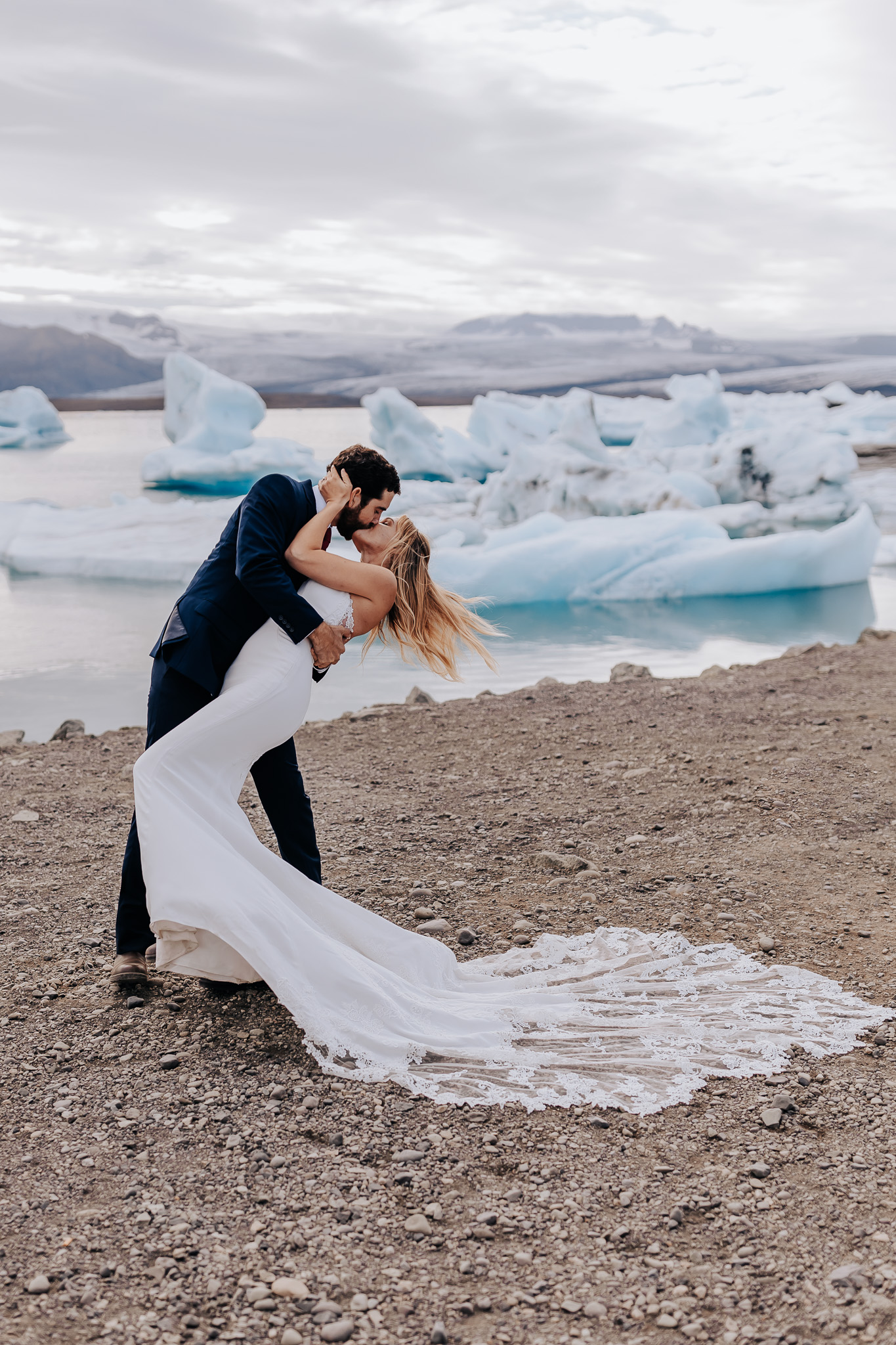 Iceland Ice Lagoon Elopement | Nicole & Will - dahliaorchid.com