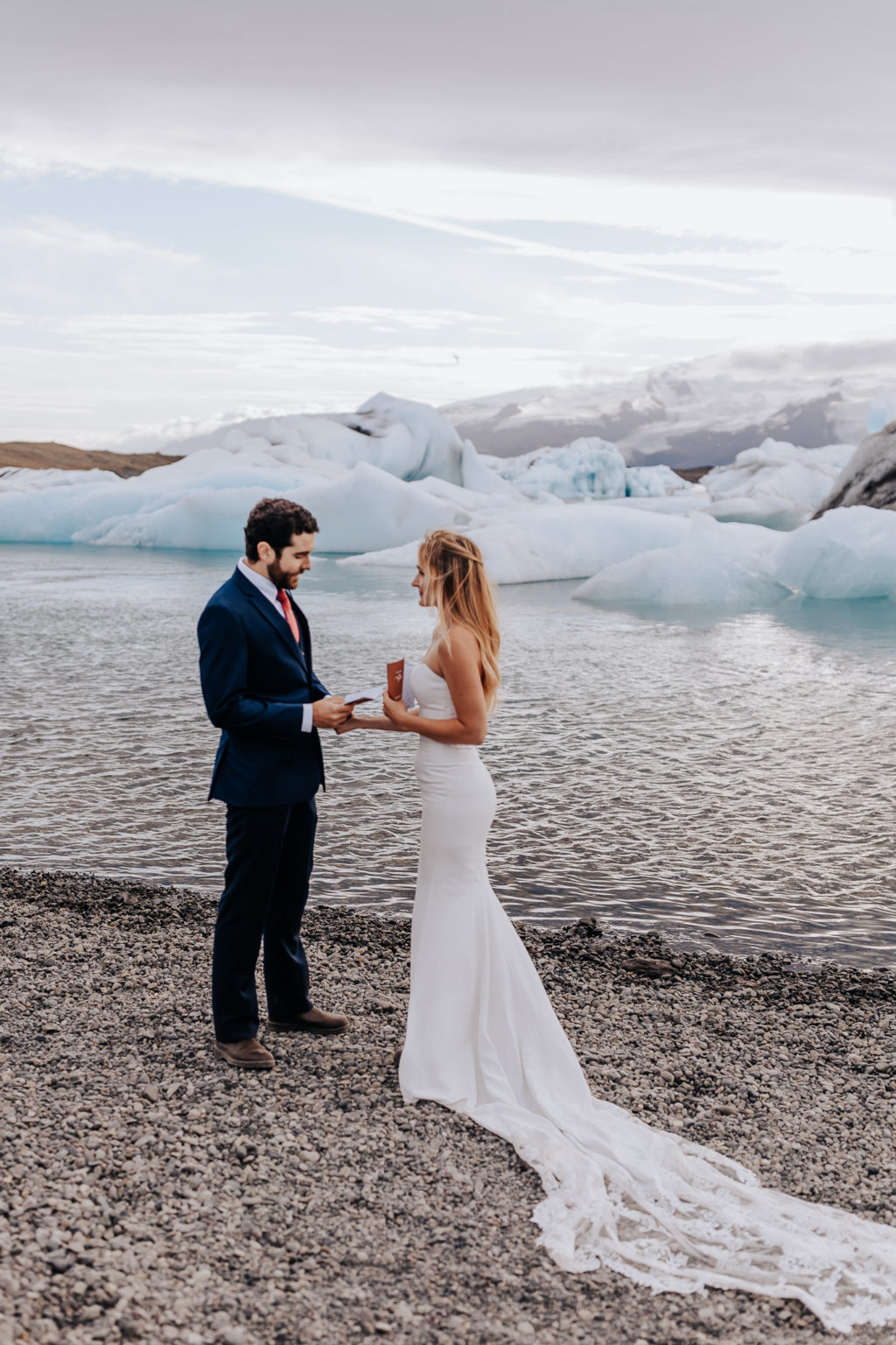 Iceland Ice Lagoon Elopement | Nicole & Will - dahliaorchid.com