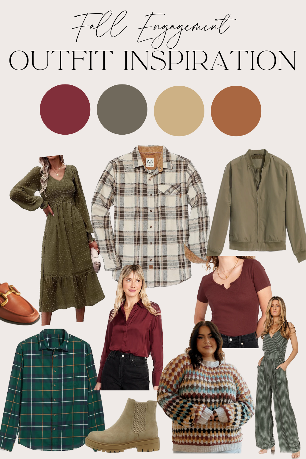 Fall Engagement Outfit Ideas | Nashville Elopement Photographer